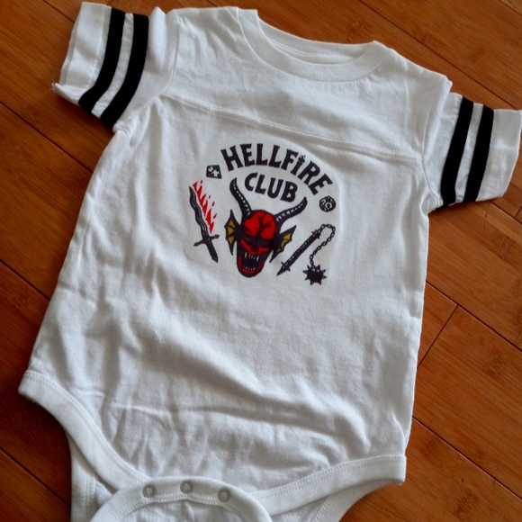 Bowtique | One Pieces | Stranger Things Hellfire Club Onesie | Poshmark